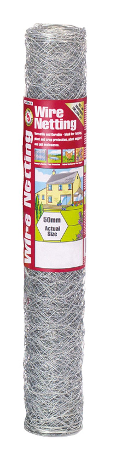 Amazon.com : Gardman 50045 Galvanised Wire Netting, Galv, 25 mm : Patio ...