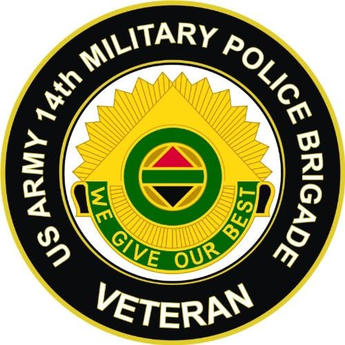 Amazon.com: US Army Veteran 14th MP Military Police Brigade Unit Crest ...