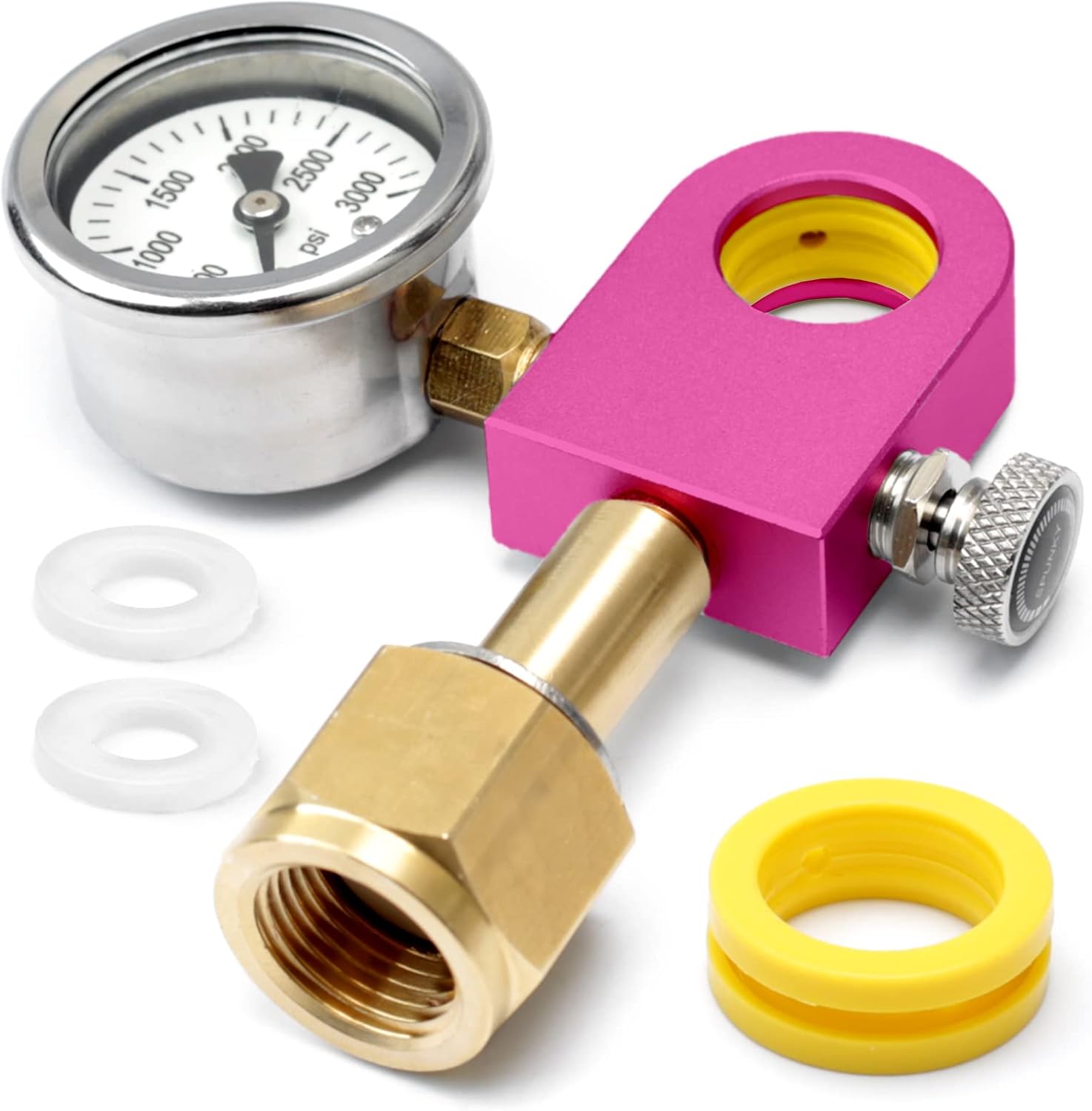 Amazon.com: Soda Refill Adapter for Filling Soda maker pink Co2 ...