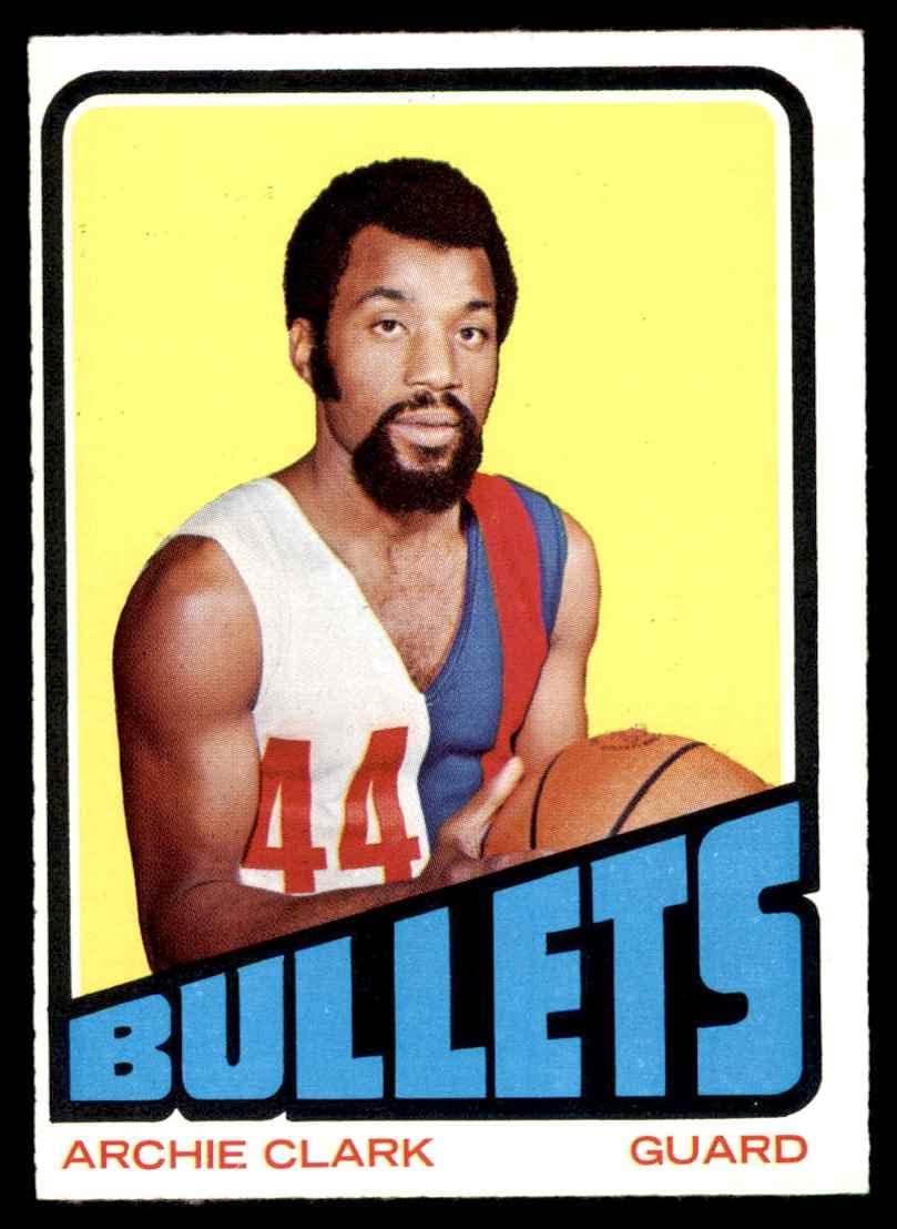 Amazon.com: 1972 Topps # 120 Archie Clark Baltimore Bullets (Wizards ...
