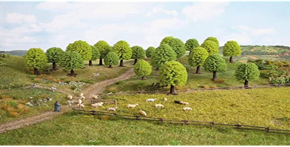 Amazon.com: Noch 32901 Deciduous Trees 10/ N,Z Scale Model Kit : Arts ...