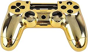 eWINNER Housing Gaming Controller Shell Chrome Polished Glossy Case Protective Skin Replacement ...