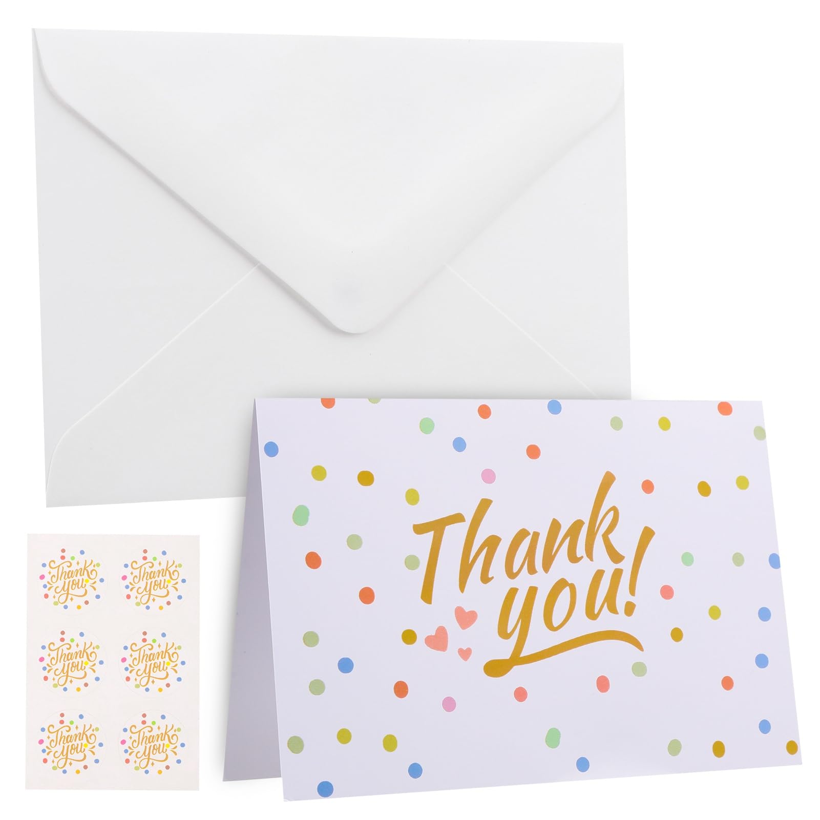 Xialvyu 20 Pack Thank You Cards Pack, Thank You Cards and Envelopes ...