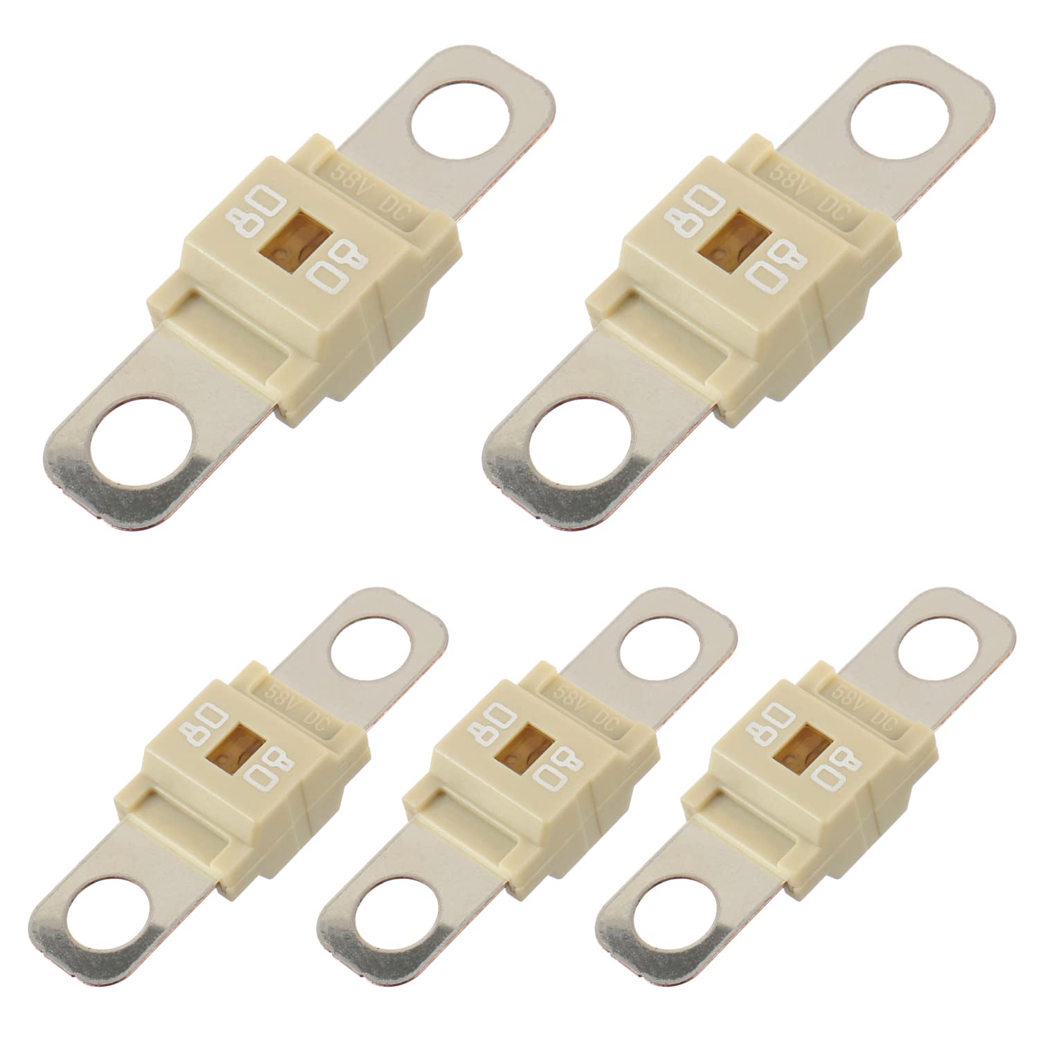 Snapklik.com : BOJACK AMI/Midi Fuse 80A High Current Bolt-on Fuse 80 ...