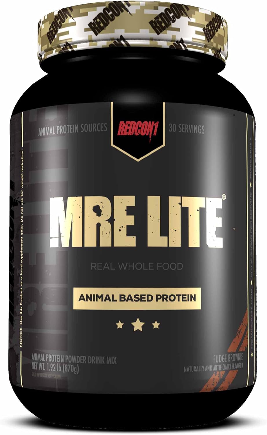 Amazon.com: Redcon1 MRE Lite Protein Powder - Animal Based Protein ...