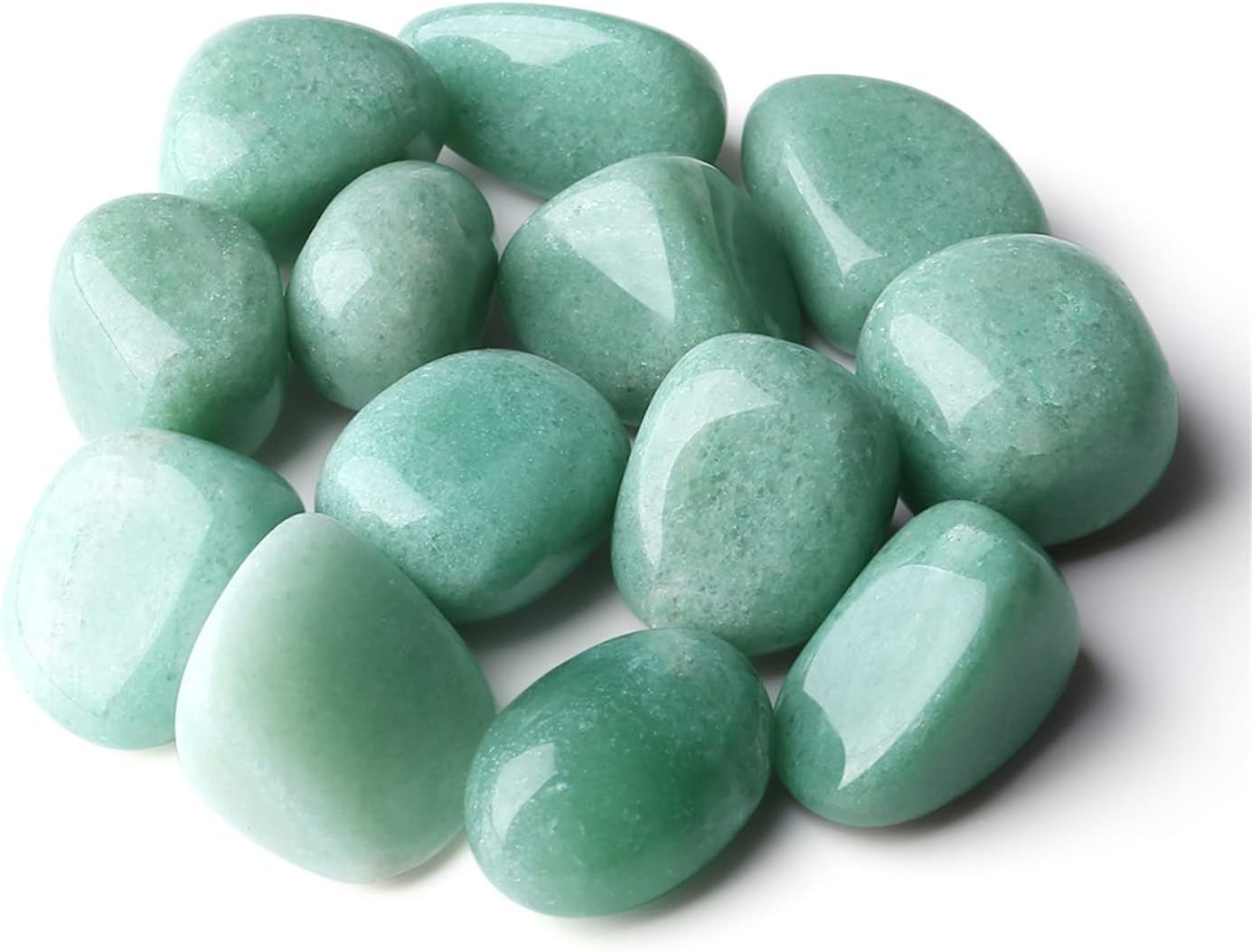 Amazon.com: Green Aventurine Tumbled Polished Natural Healing Crystals ...