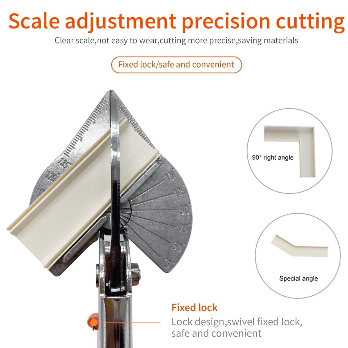 Snapklik.com : Multi Angle Miter Shear Cutter Hand Tools,45-135 Degree ...