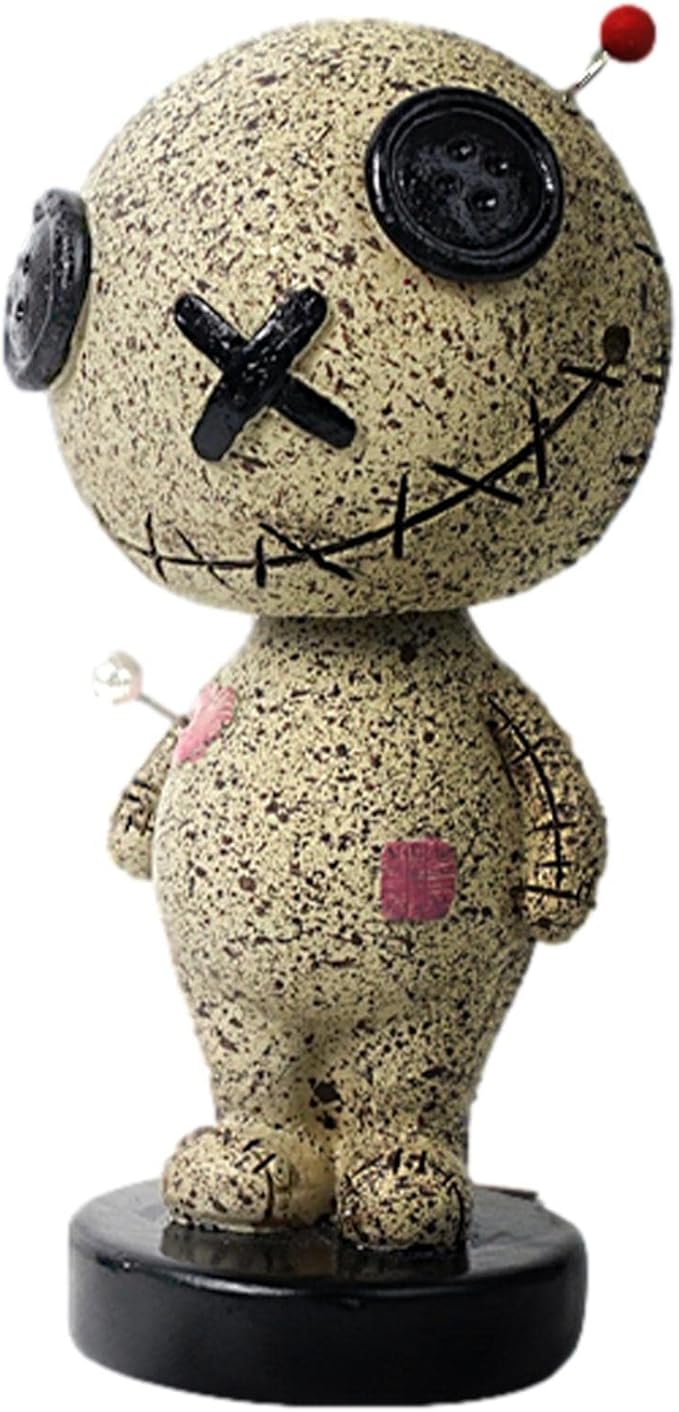 Exuberia Car Shaking Head Doll,Voodoo Doll Bobblehead Figure - Shaking ...