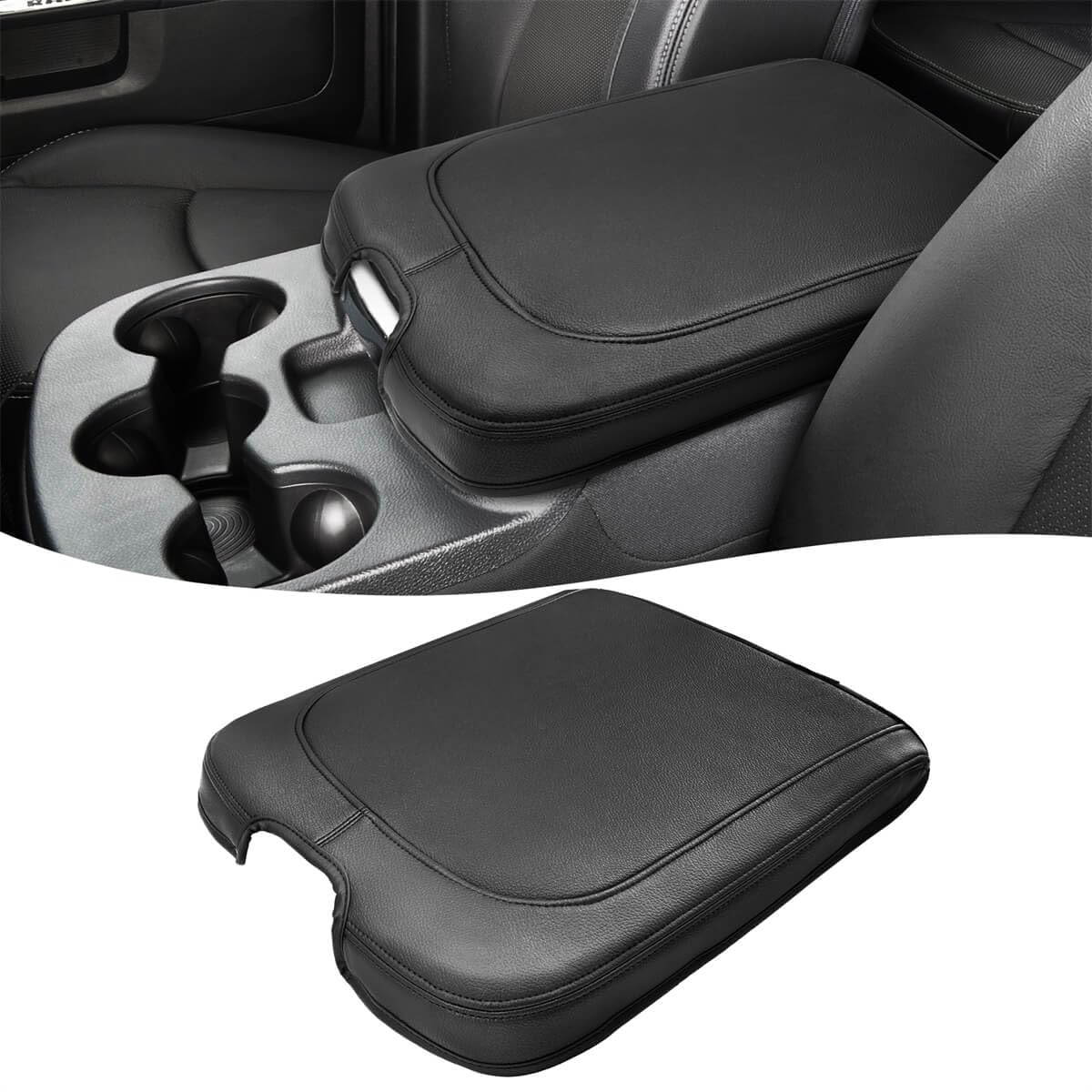 Amazon.com: Center Console Armrest Cover for Dodge Ram 1500 2013-2018 ...