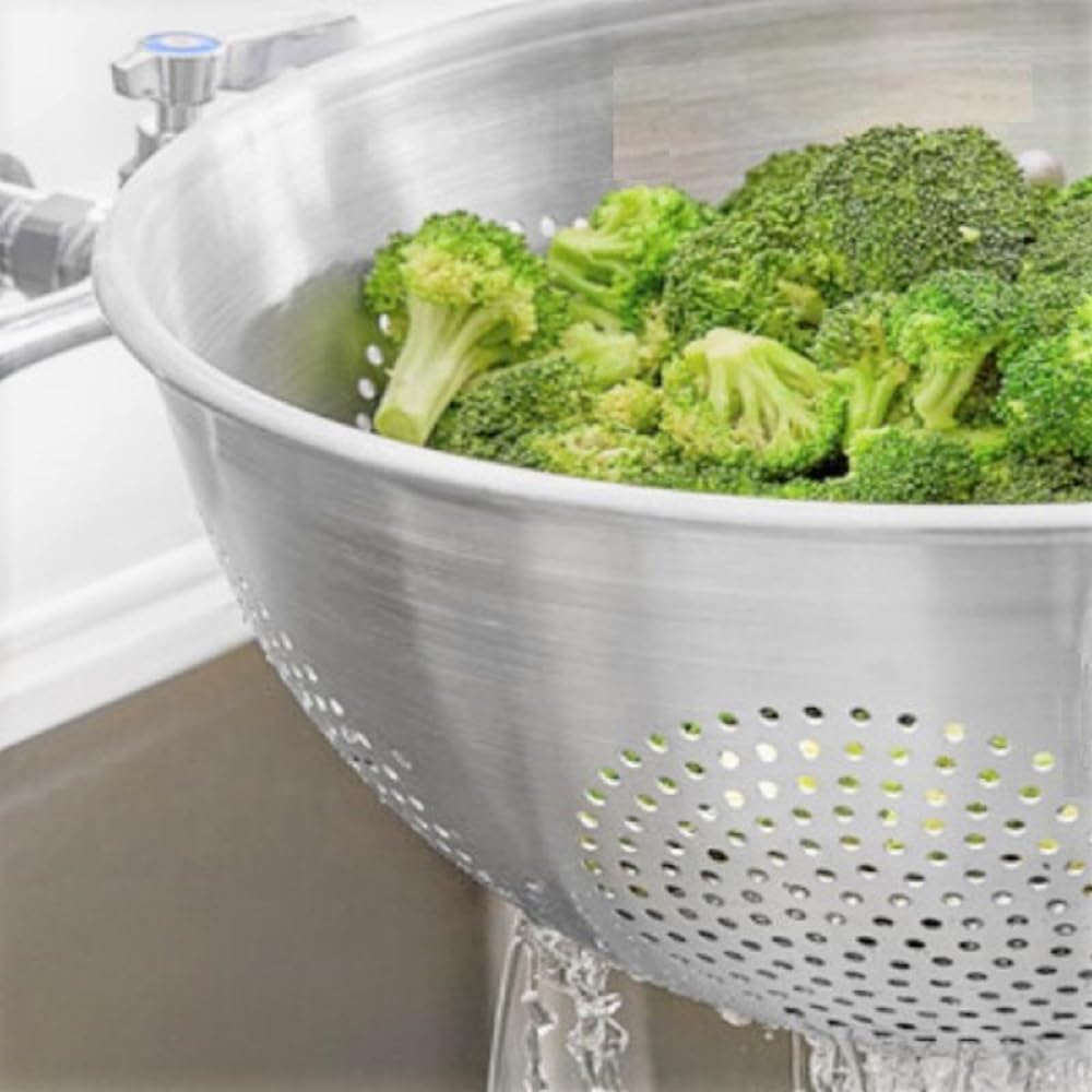 Snapklik.com : 15 Qt Heavy-Duty Aluminum Colander- Wash Vegetables And ...
