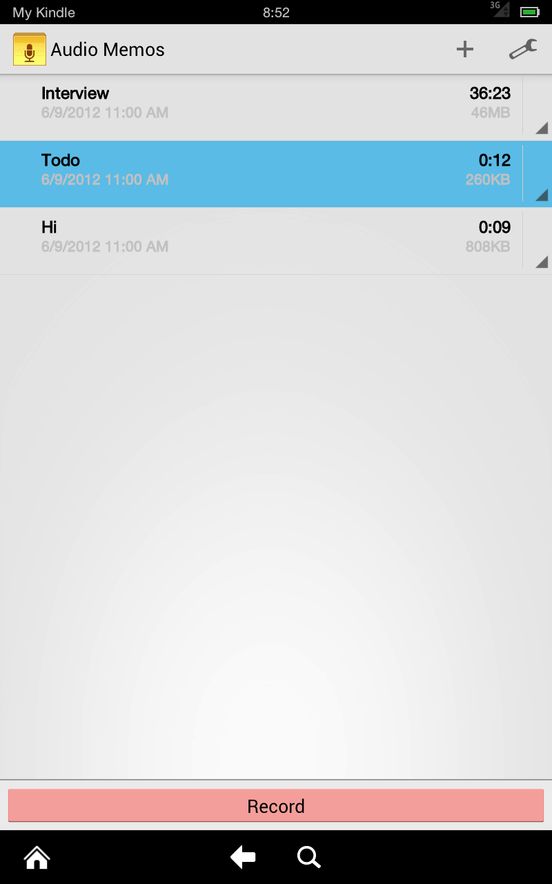 Audio Memos - App on Amazon Appstore