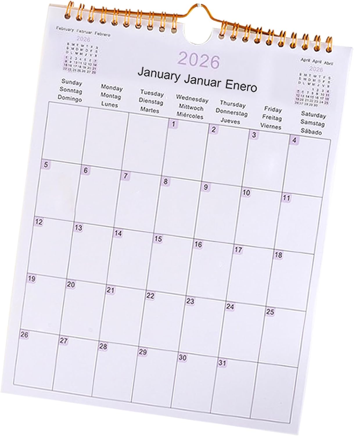 Calendrier Mural 2025-2026 - Planning Mural 2025 | Planificateur ...