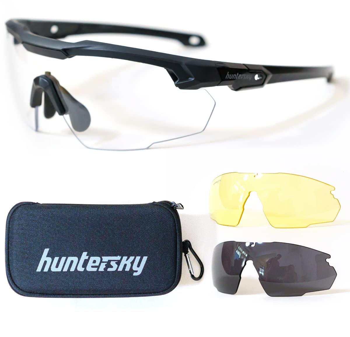 Snapklik.com : HTS Anti-fog Tactical Shooting Glasses Men S57 Range Eye ...
