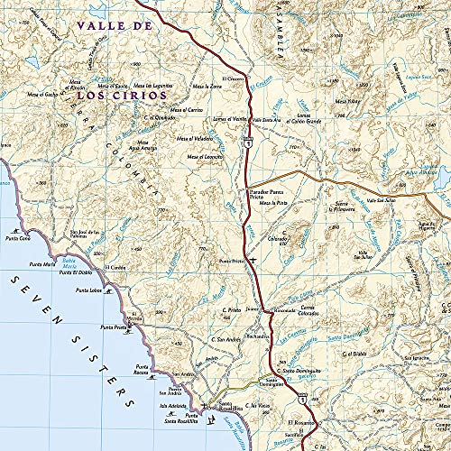 Snapklik.com : Baja North: Baja California Map Mexico