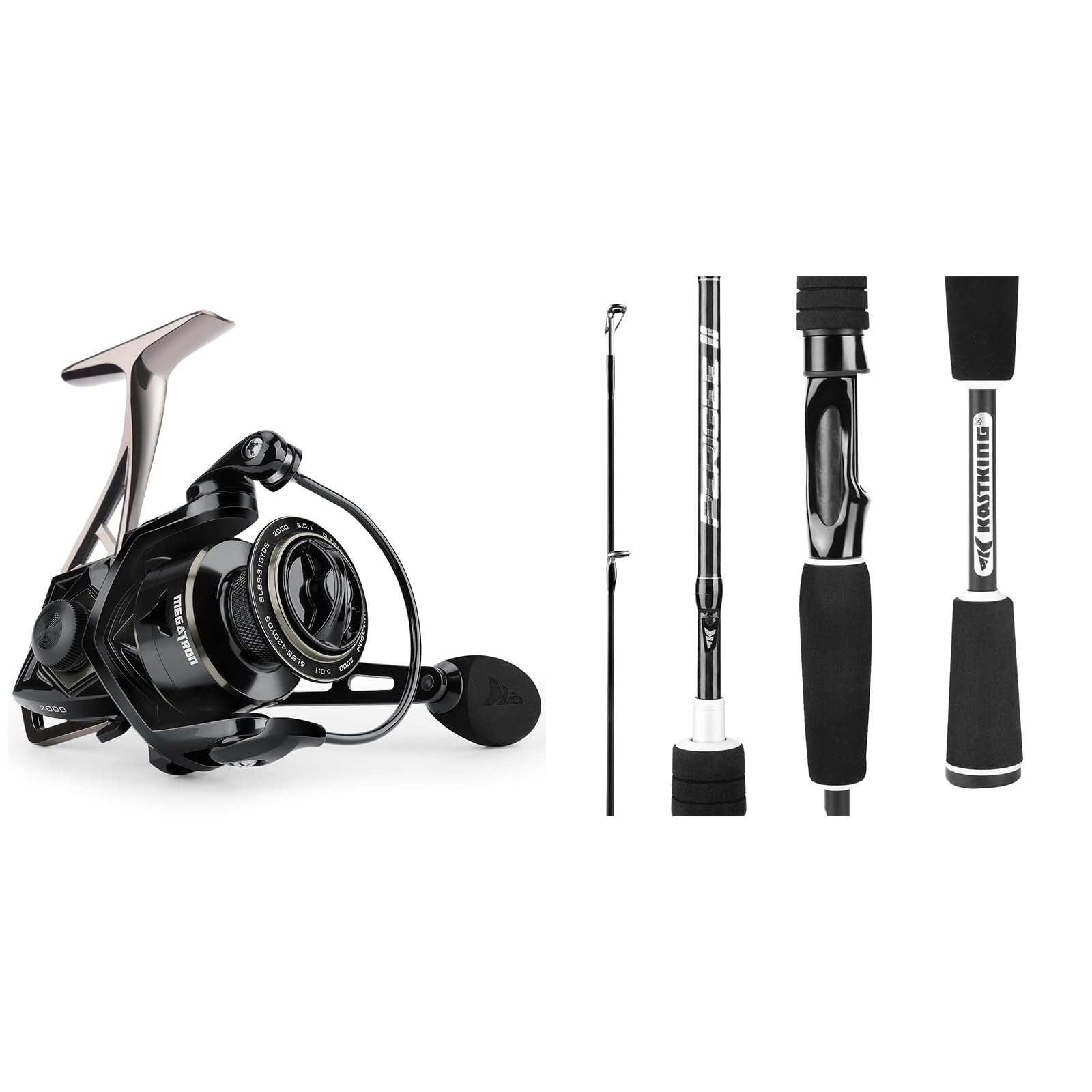 Amazon.com : KastKing Megatron Spinning Reel, Size 2000 & KastKing ...