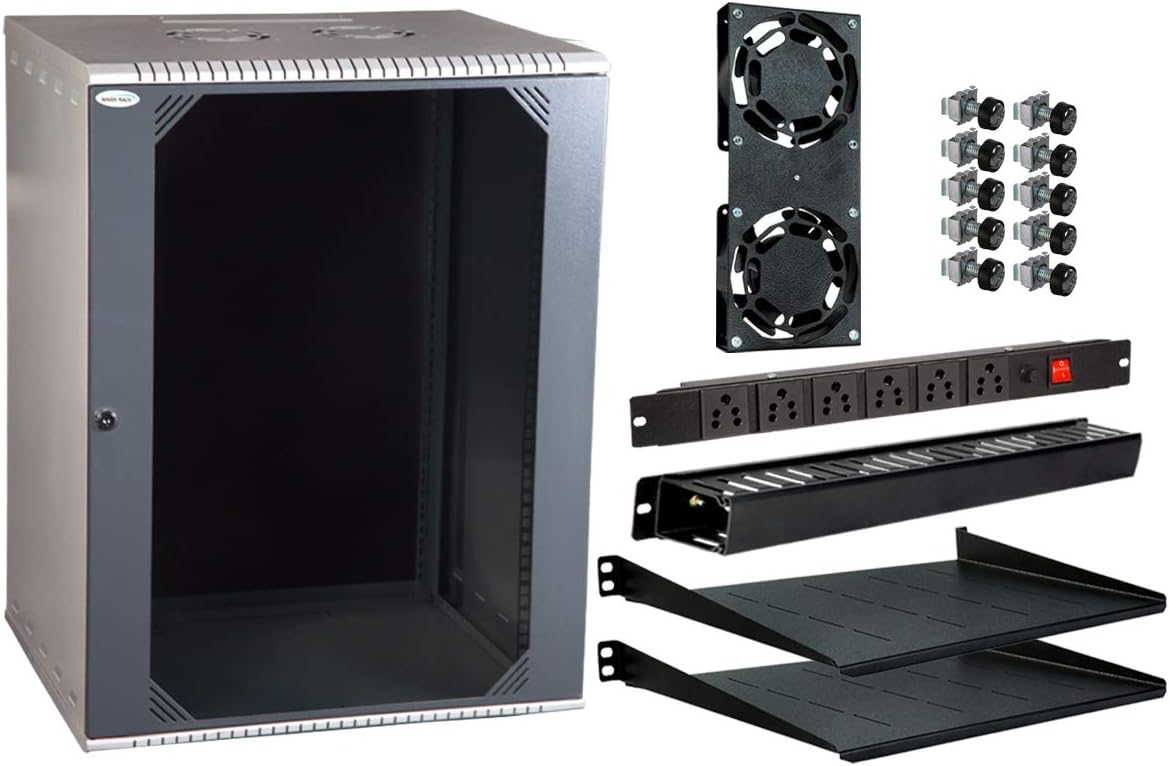 Amazon.in: Buy MASS RACK 32U 600X600mm Network Rack with PDU 6 Socket ...
