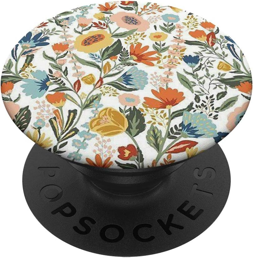Amazon.com: Cute Floral Teal Hibiscus Pattern On White Pop Mount Socket ...