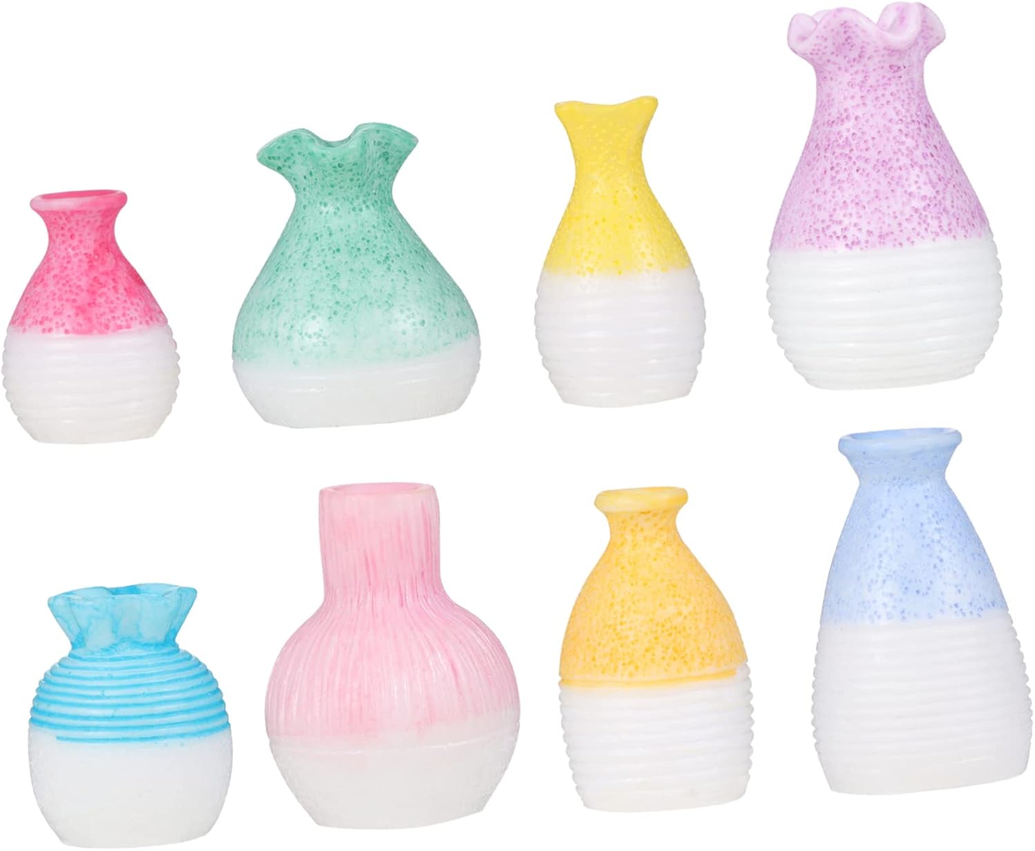 Amazon.com: Mini Flower Vase 8pcs Mini Vase para Mesa De Ceramic Vases ...