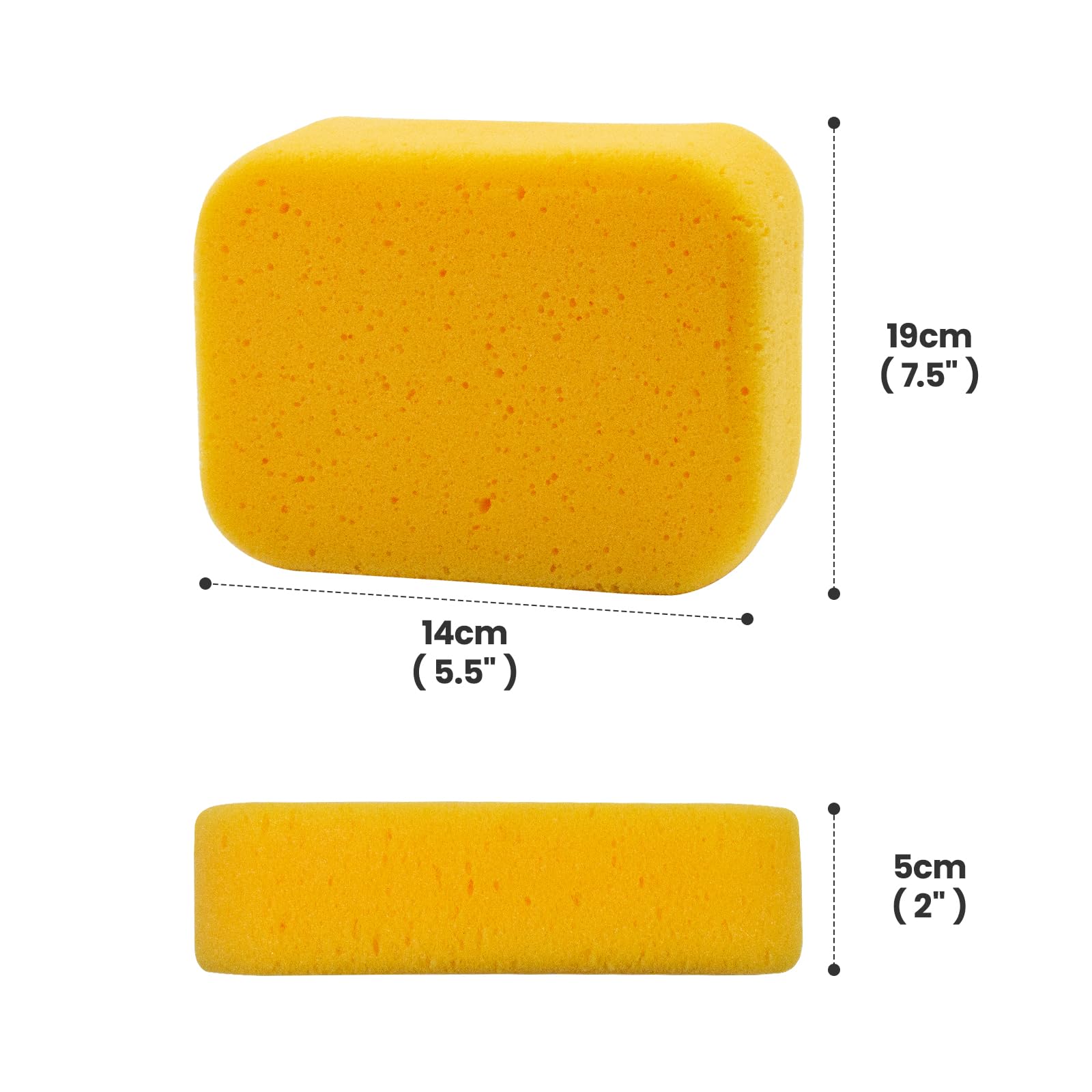 Snapklik.com : 8PCS Tile Tools Square Notch Trowel Set Plus Rubber Grout Float And Sponge For ...