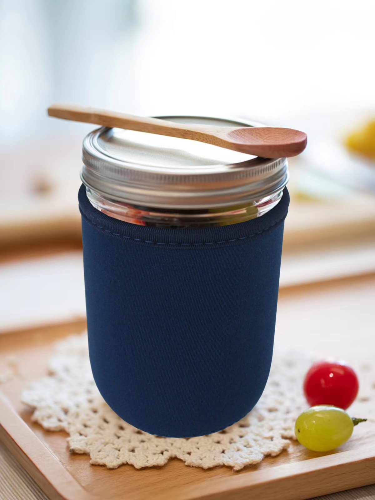Snapklik.com : Xumbtvs 16oz Mason Jar Sleeve, 4 Pcs Insulated Cozy ...