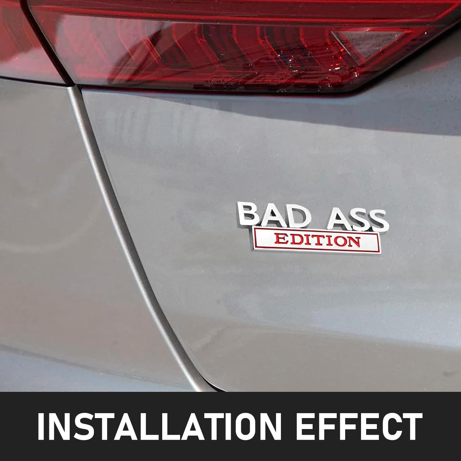 Snapklik.com : Nodteem 1 PC Car Fender Badge Decal, 3.93" X 1.33" Bad ...