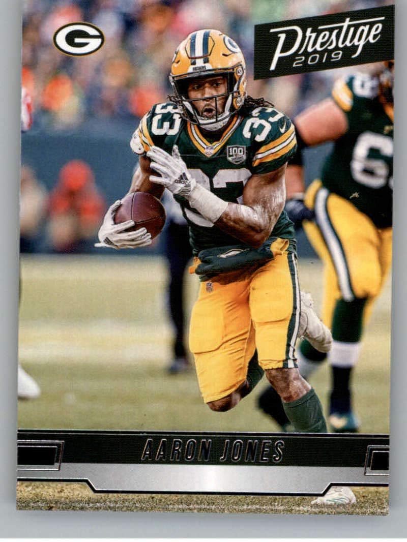 Amazon.com: 2019 Prestige Football #80 Aaron Jones Green Bay Packers ...