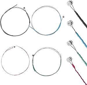 Amazon.com: 4 PCS Violin Strings Full Set, Universal Carbon Steel ...