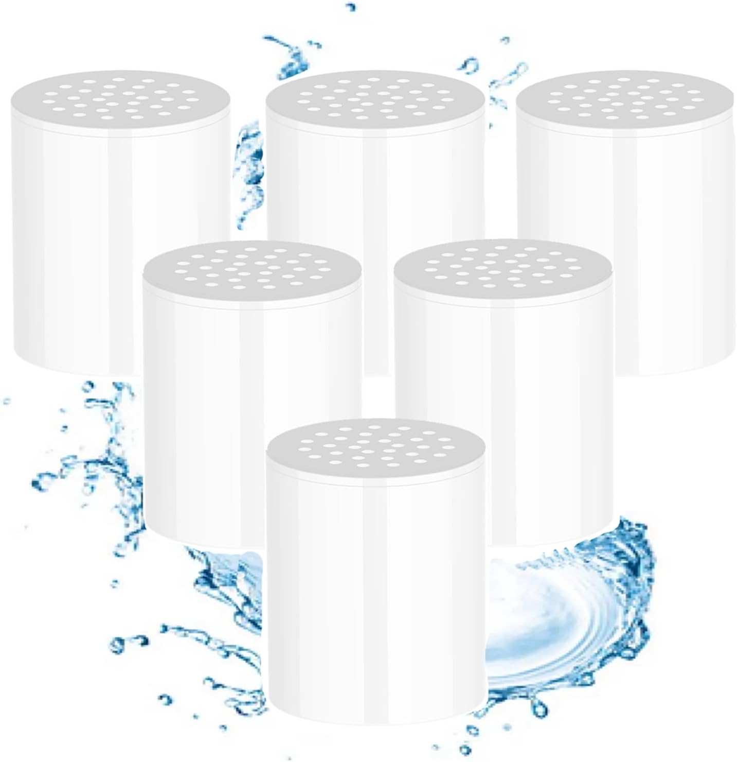 4 Pack 20 Stage Shower Head Filter, Shower Filter Replacement Cartridge ...