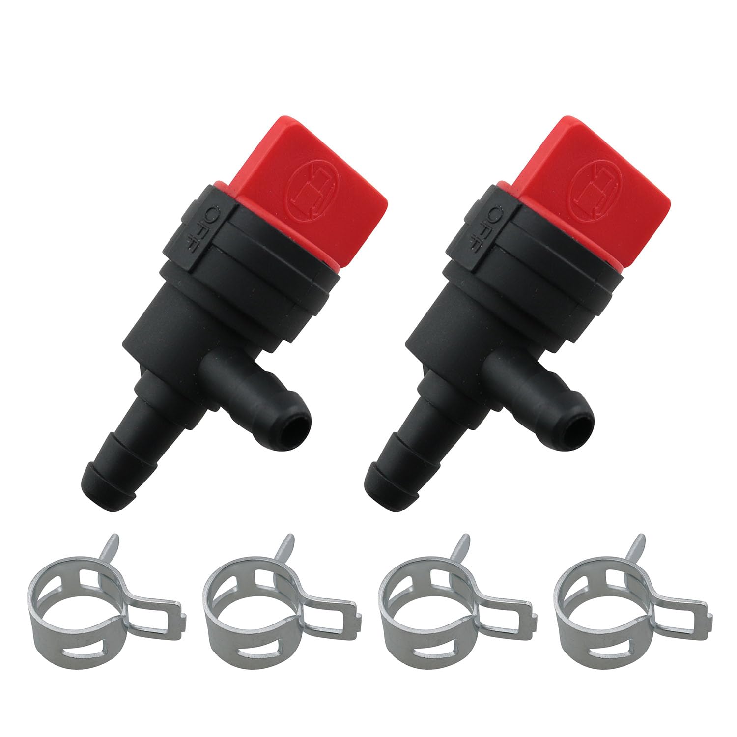 Amazon.com: Cut Off Valve DGZZI 2PCS 1/4Inch 90 Degree Gas Fuel Shut ...