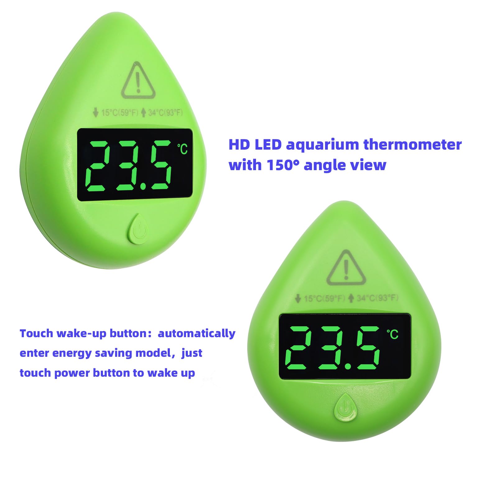 Snapklik.com : Aquarium Temperature Alarm Monitoring Tool Mini Digital ...