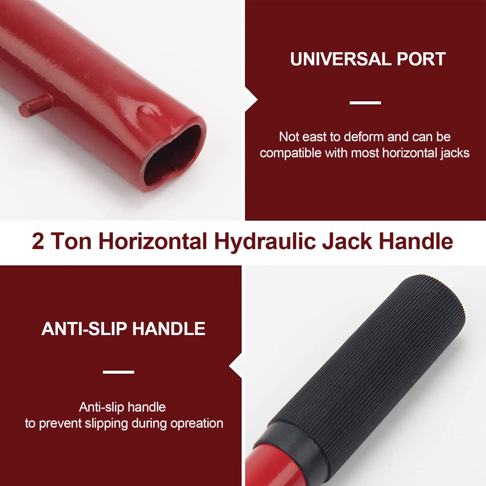 Snapklik.com : ANCKNE Horizontal Hydraulic Jack Handle 2 Ton, Jack ...