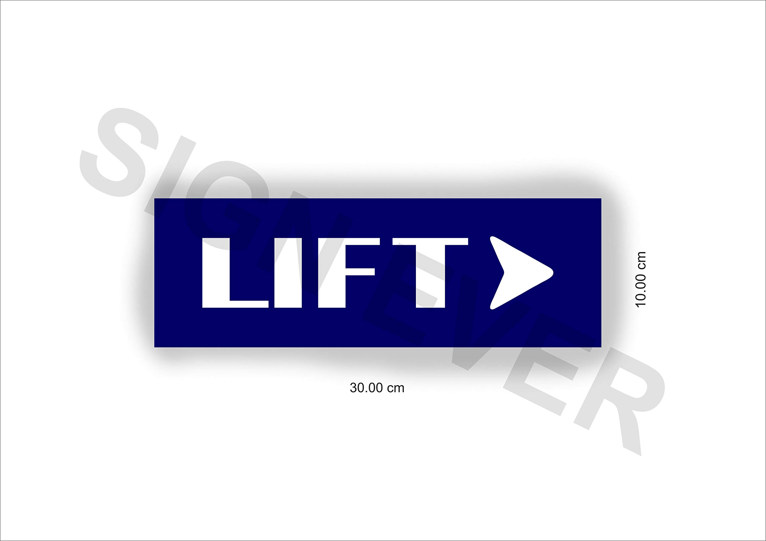Buy SIGN EVER Lift Sign Board Hospital Office Factory Shopping Mall ...