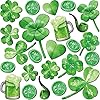 Amazon.com: 24 Pcs St. Patrick's Day Refrigerator Magnets Shamrock ...