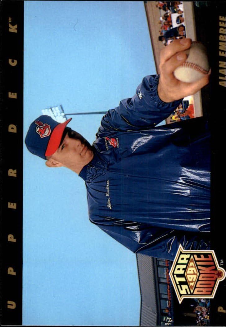 Amazon.com: 1993 Upper Deck Baseball Card #12 Alan Embree : Everything Else