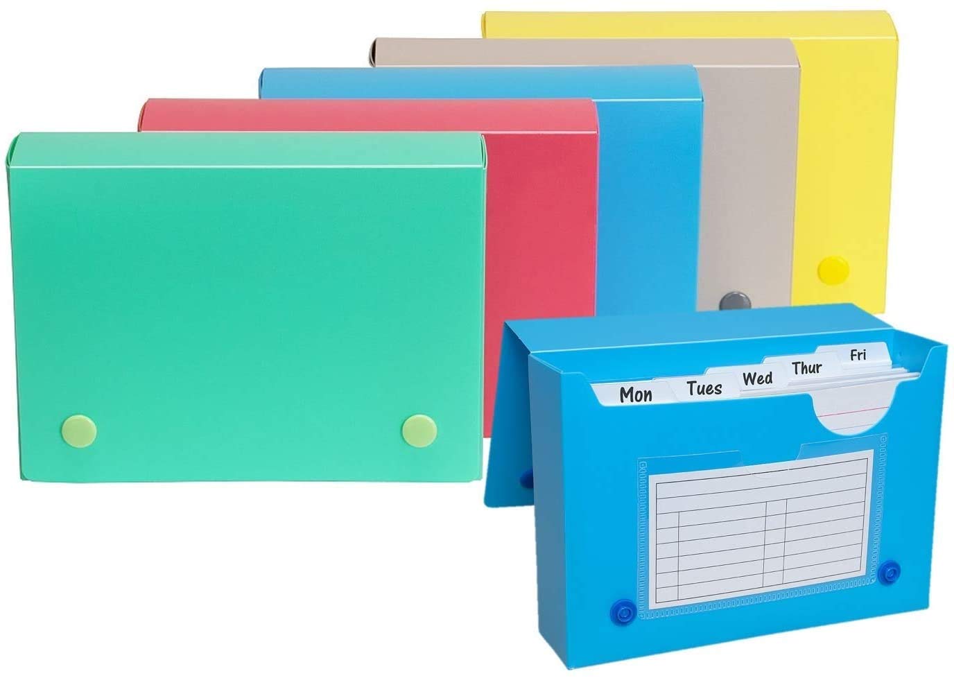 Snapklik.com : 1InTheOffice Index Card Case 3x5, Index Card Holder ...