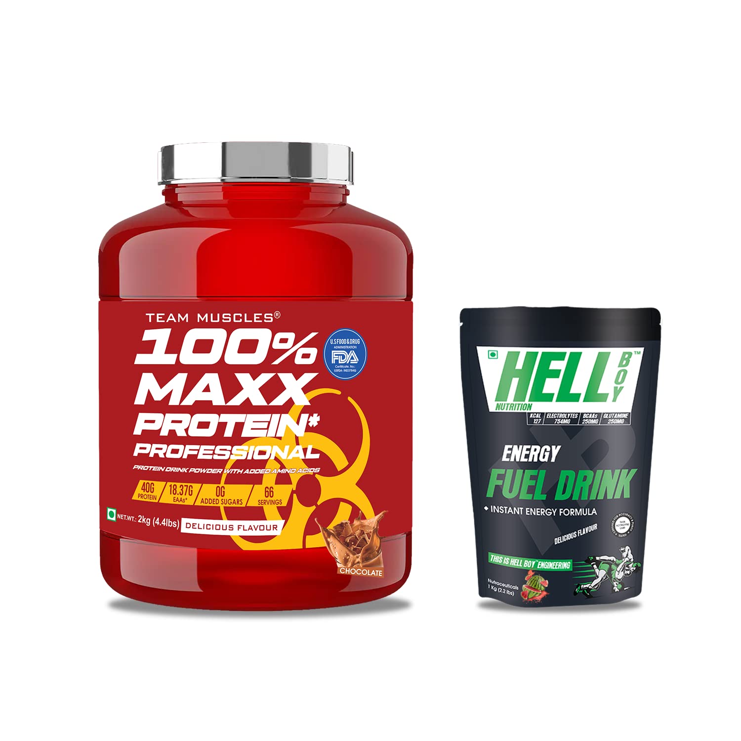Team Muscles Tm 100 Maxx Protein Professional 2kg With Hell ...