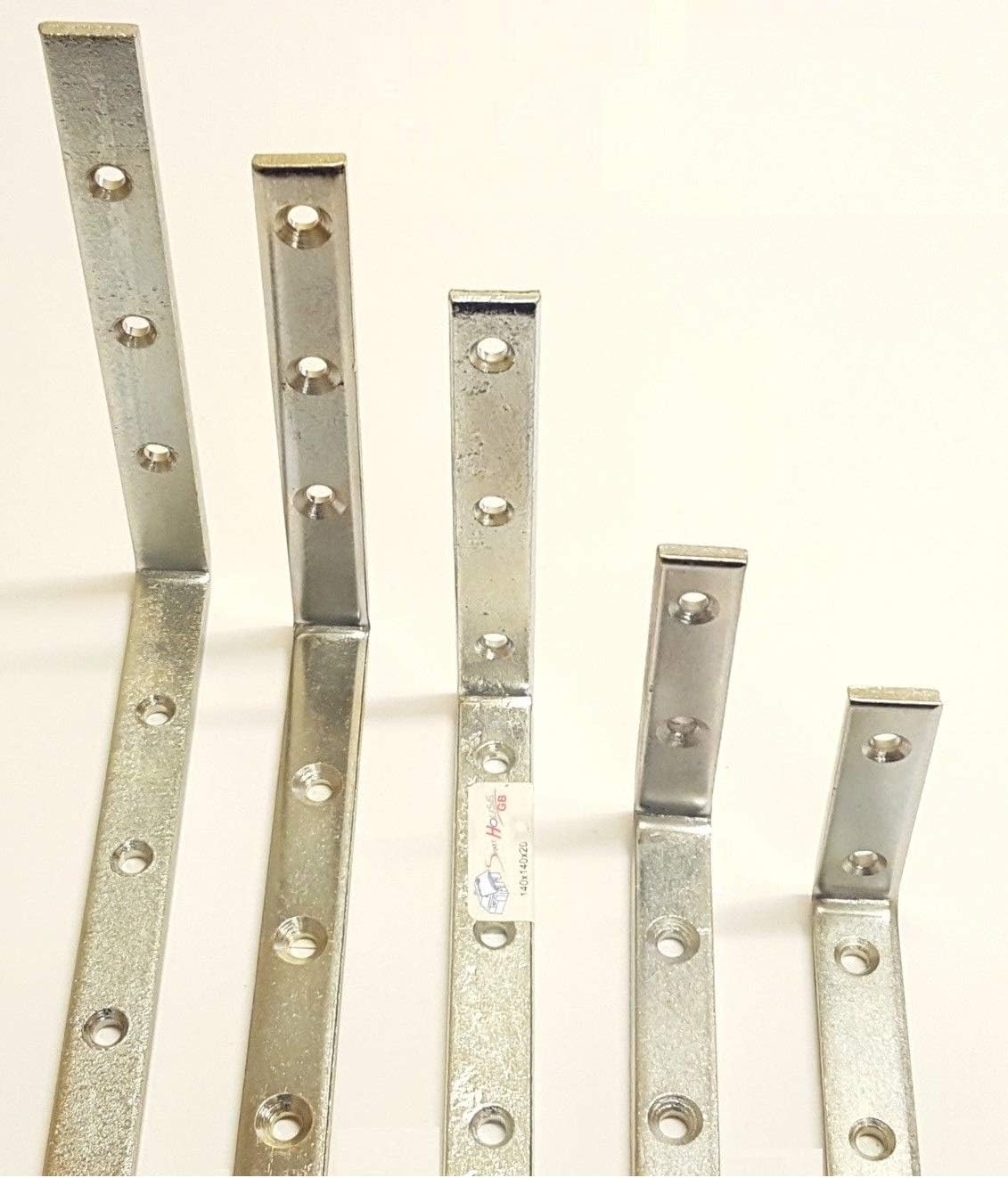 Small/Large Steel Right Angle Bracket L Shape Corner Repair Brace ...