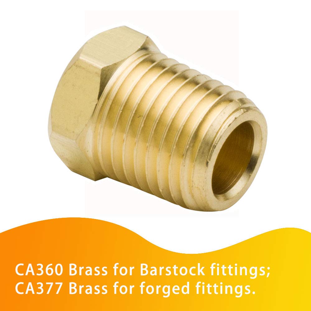 Snapklik.com : Legines Brass Pipe Fitting Hex Head Plug, 3/4" NPT Male ...