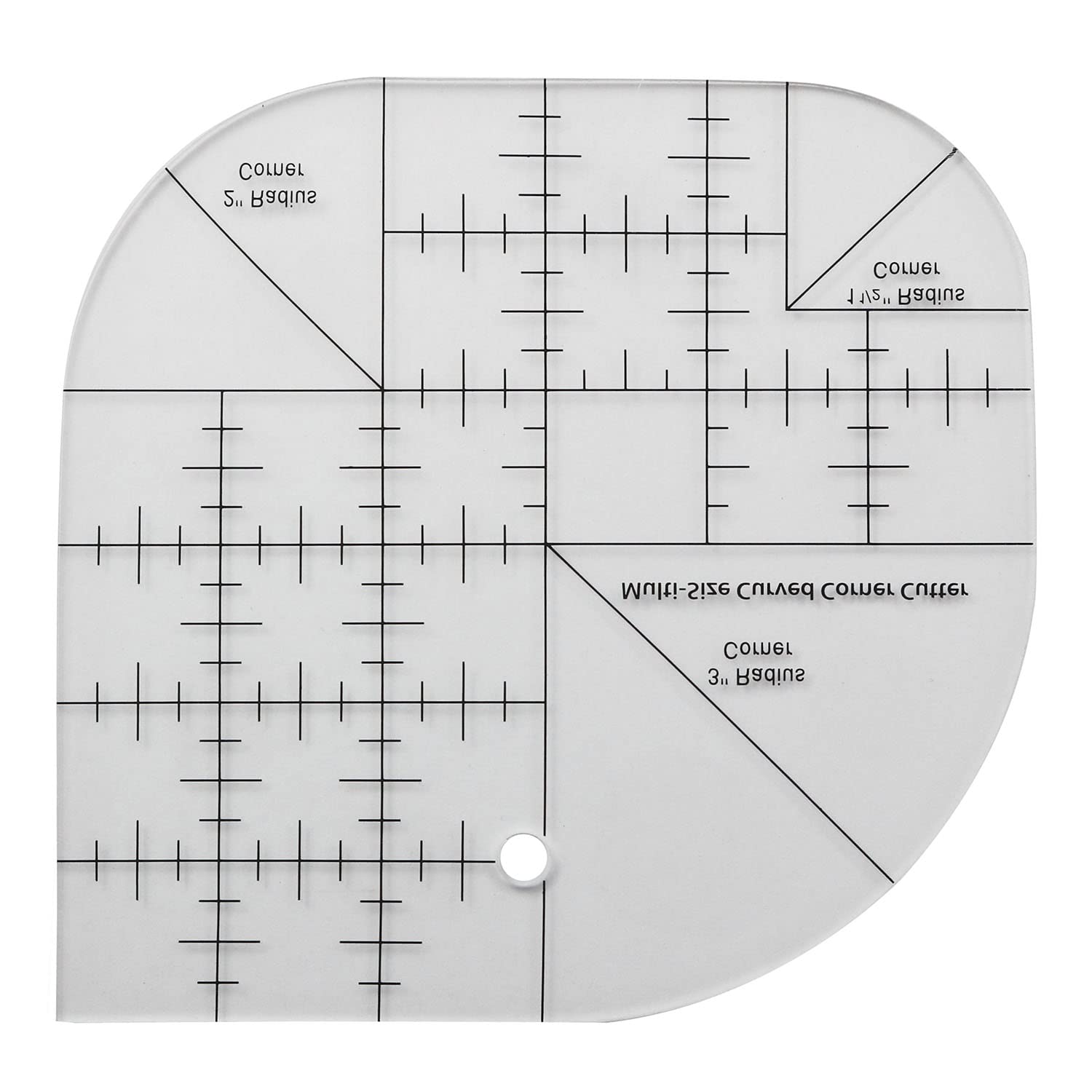 Amazon.com: XGNG Acrylic Sewing Patchwork Ruler Curved Corner Cutter ...
