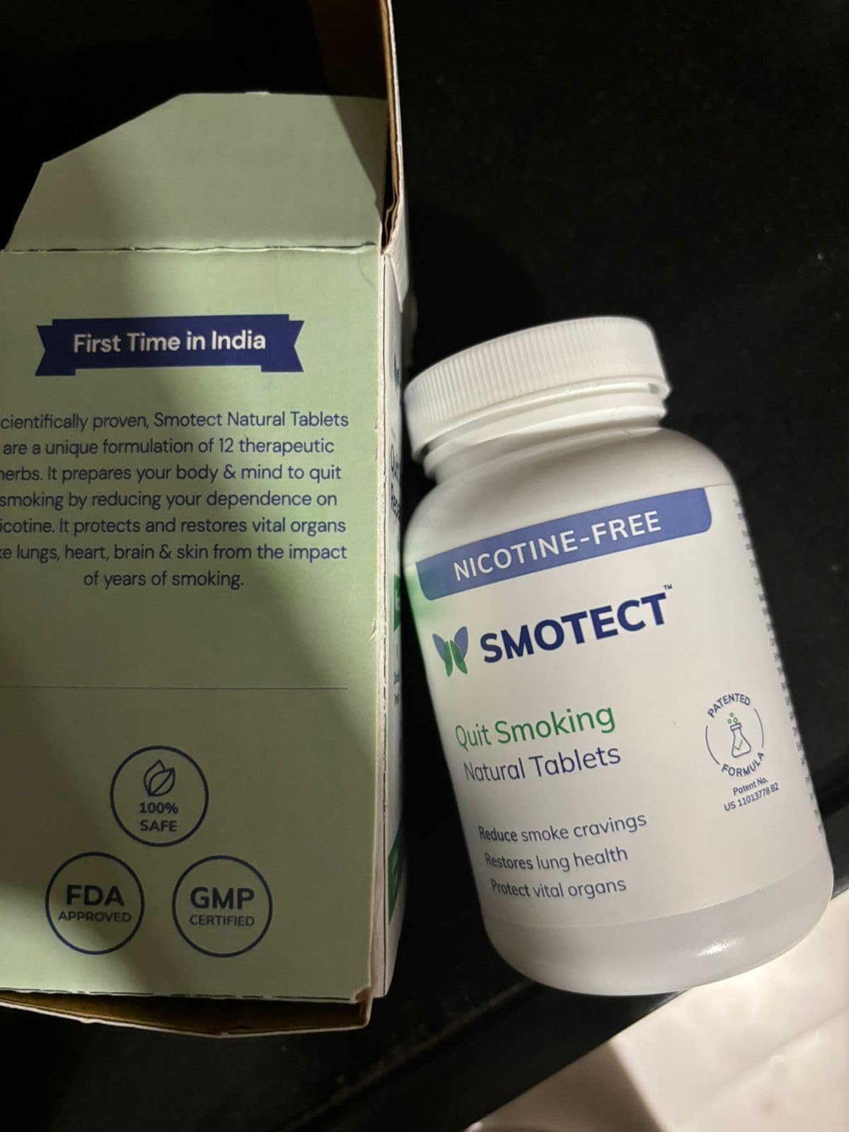 Buy SMOTECT Quit Smoking Natural Tablets | FDA Approved | Nicotine Free ...