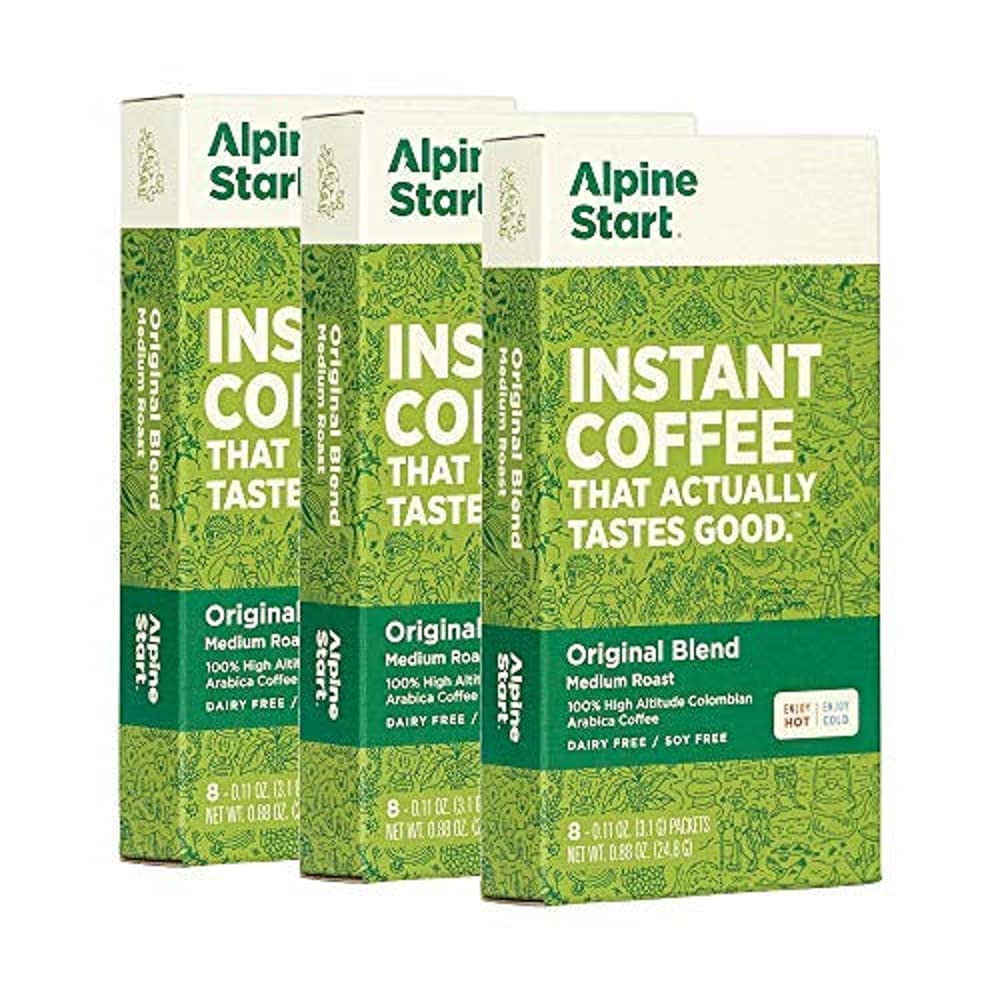 Alpine Start Premium Instant Coffee, Medium Roast Original Blend ...