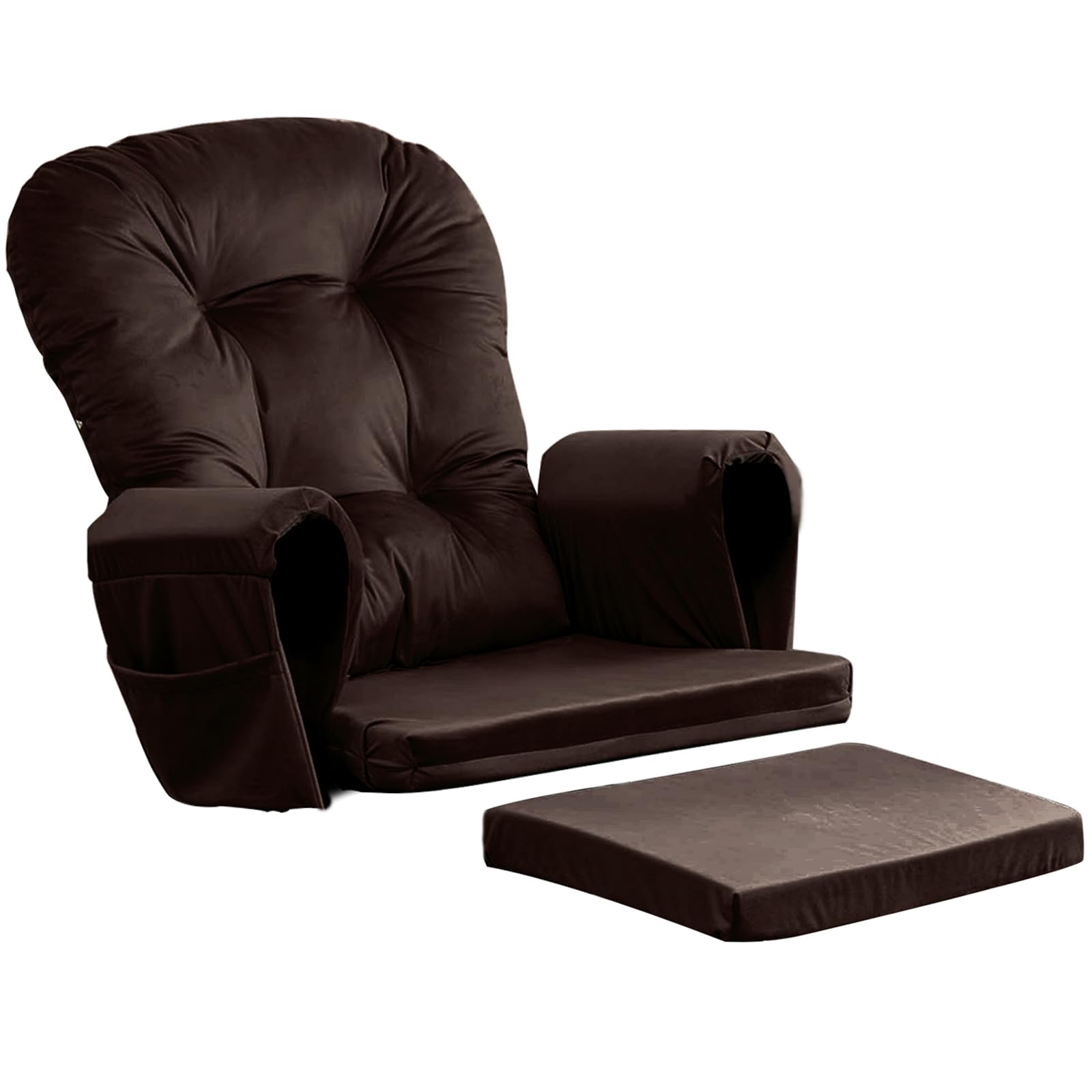 Amazon.com: Osunnus 5PCS Rocking Chair Cushion Set Velvet Glider Rocker ...