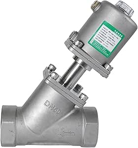 Amazon.com: DN50 Stainless Steel Pneumatic Seat Valve Normally Closed ...