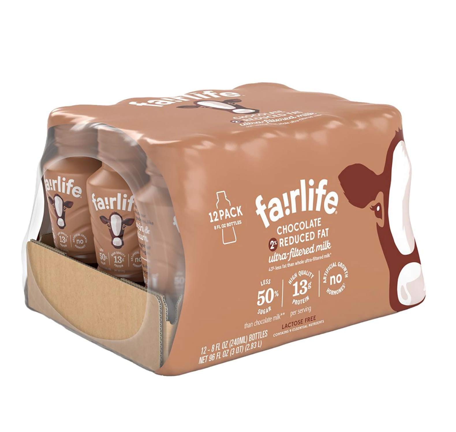 Fairlife Chocolate 2% Reduced Fat Ultra Filtered Milk 12/8 Fl Oz Net Wt ...