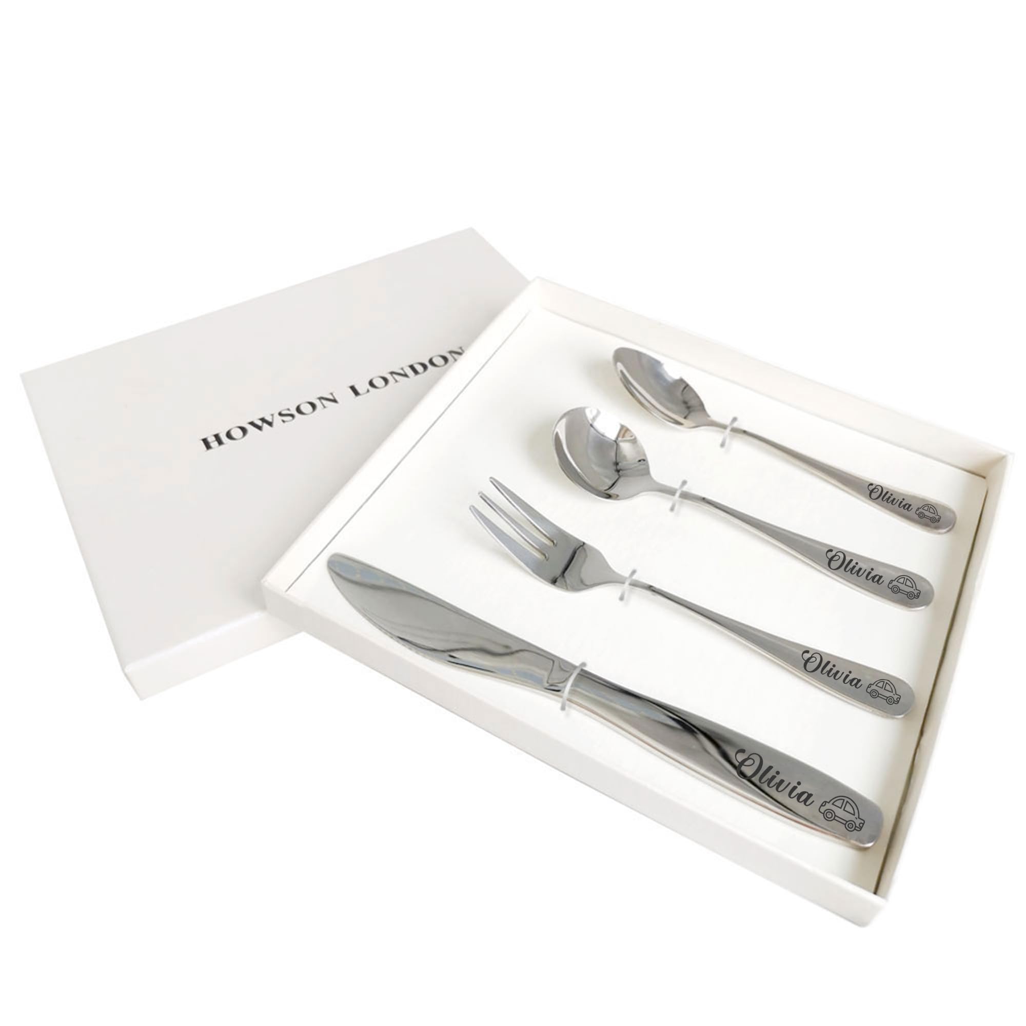 Personalised Cutlery Set for Kids Childrens Toddler Cutlery Kids ...