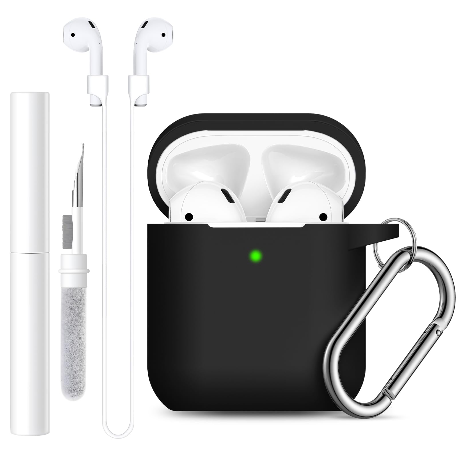 Amazon.com: Lerobo for Airpod Case Cover, with Cleaner Kit and Magnetic ...