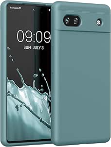 kwmobile Case Compatible with Google Pixel 6a Case - TPU Silicone Phone Cover with Soft Finish ...