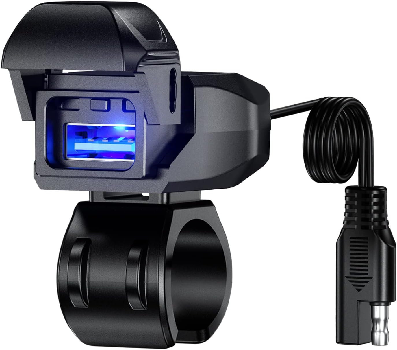 Amazon.com: BATIGE Motorcycle USB Charger SAE to USB Adapter USB ...