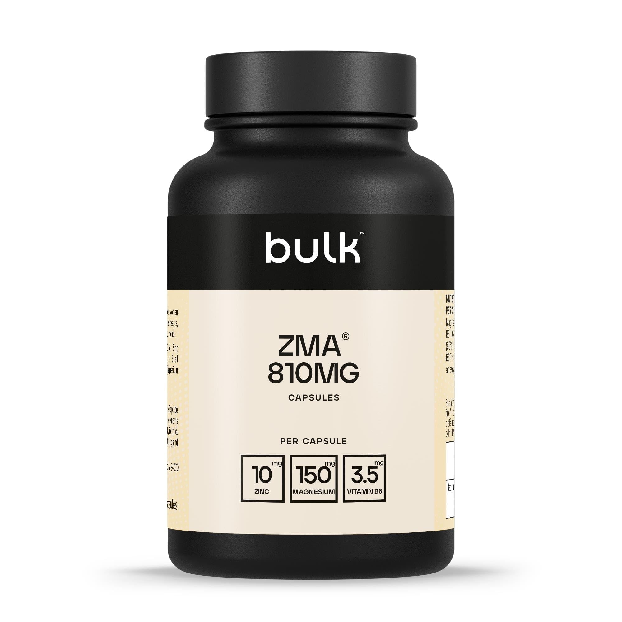 Bulk ZMA Capsules, 810 mg, Pack of 90, Packaging May Vary : Amazon.co ...