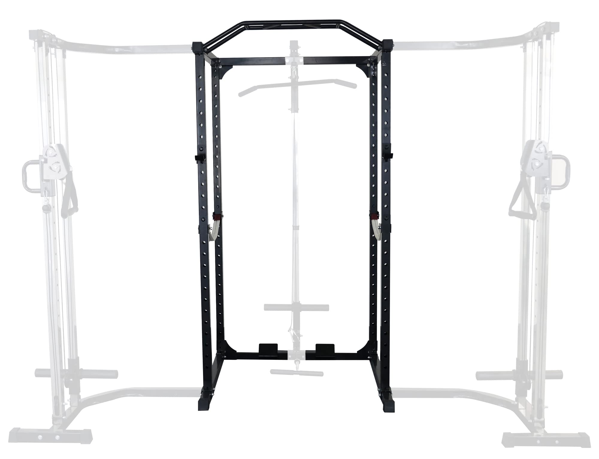 BalanceFrom Multi-Function Adjustable Power Cage with J-Hooks, Safety ...